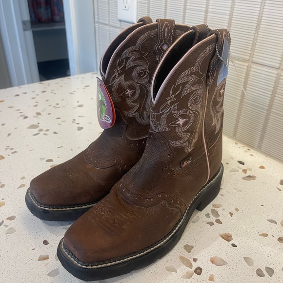 Justin Boots | Shoes | Justin Boots Brown Cowboy Western Boots Classic ...